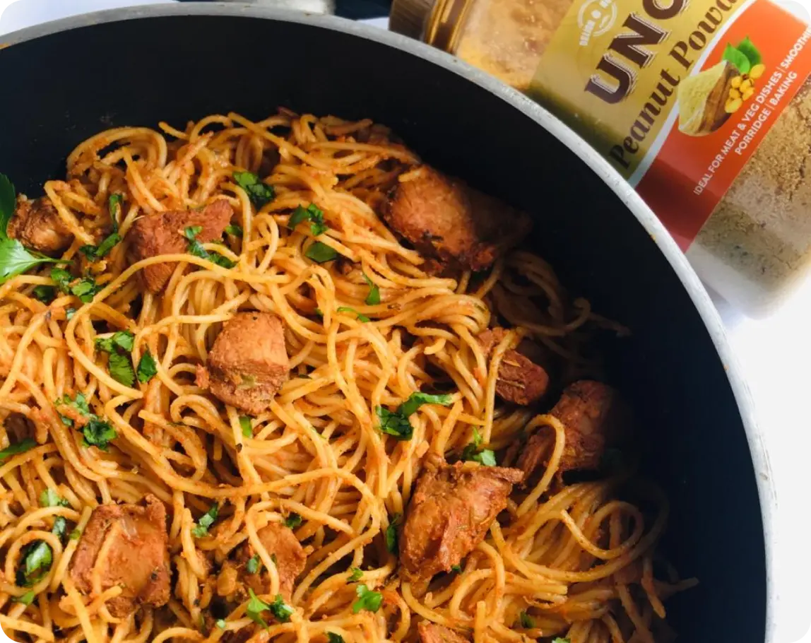 Spicy Peanut Beef Noodles - Delish and Nutri